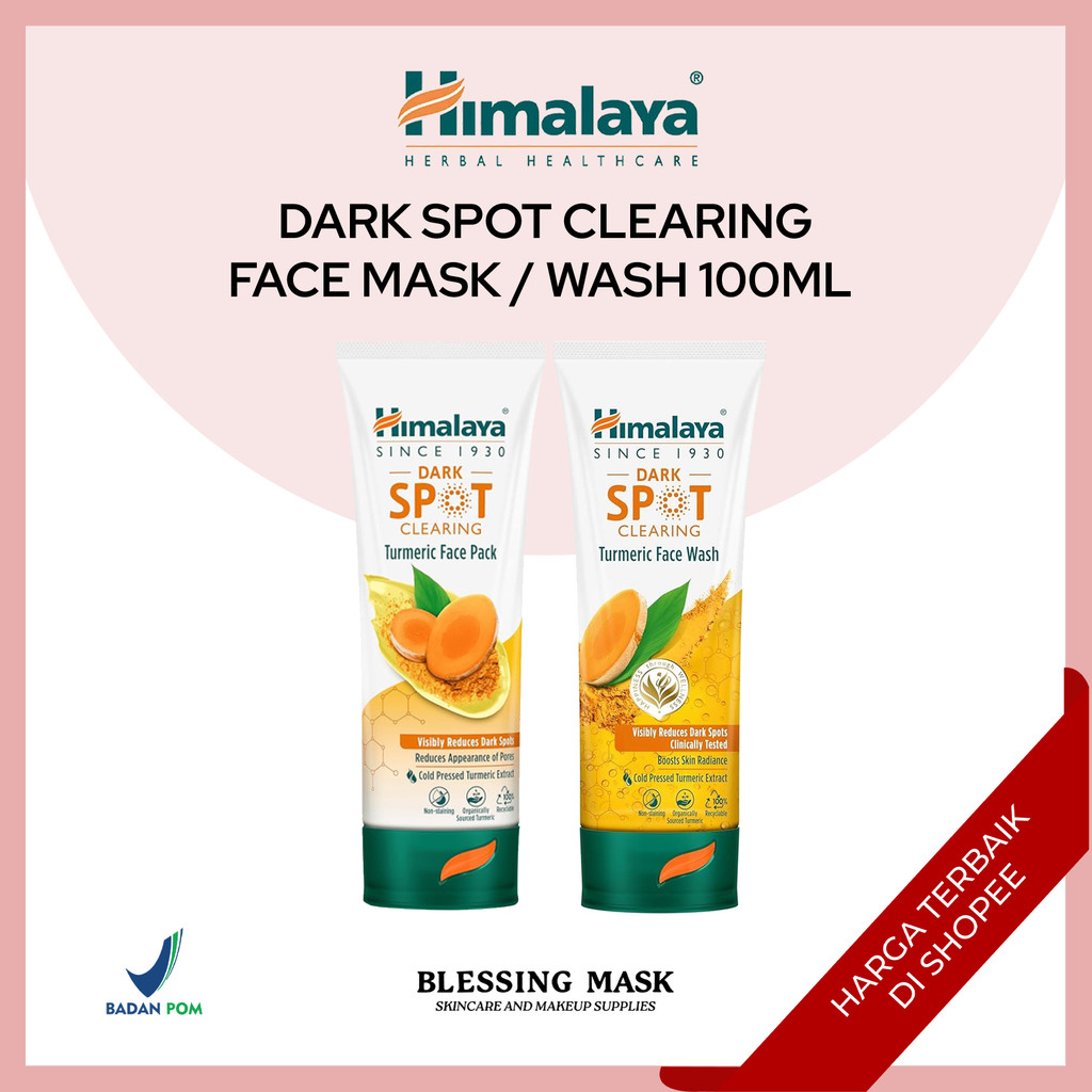 Jual Himalaya Dark Spot Treatment Turmeric Face Mask 100ml | Face wash ...