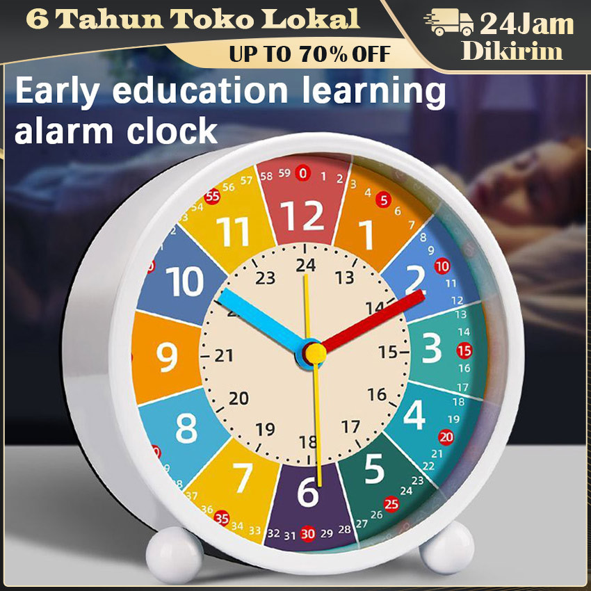 Jual Jam Alarm Belajar Anak 7cm / Jam Alarm Pembelajaran Dini / Jam ...