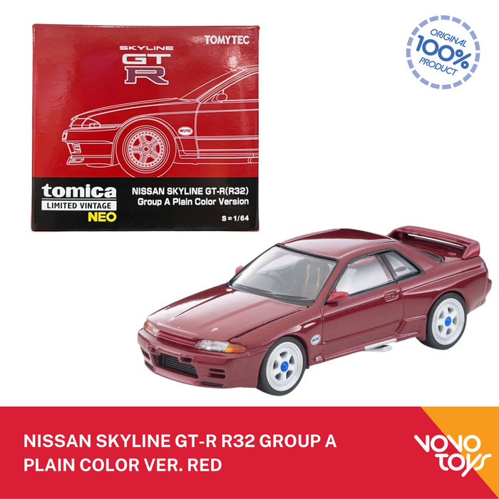 Jual Tomica Limited Vintage TLV-N Nissan Skyline GT-R R32 Group A Plain ...