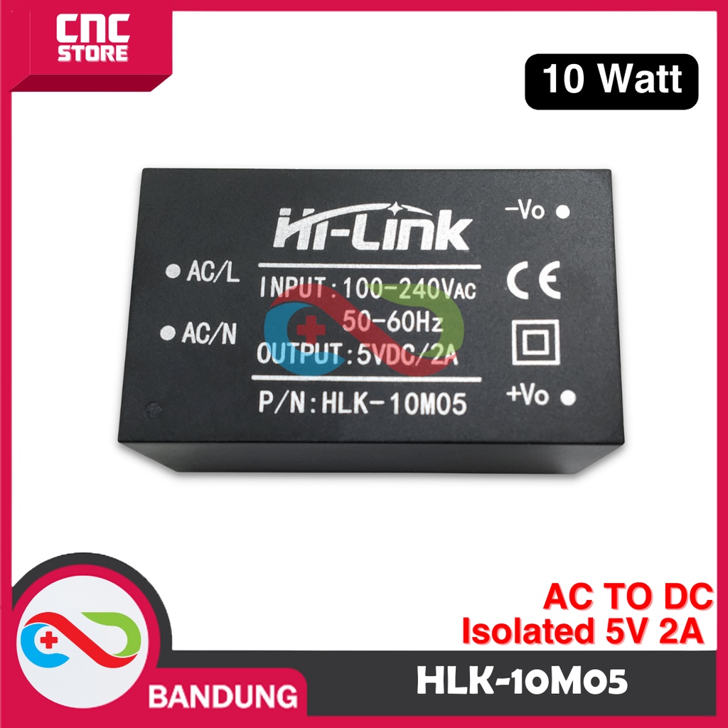 Jual HI-LINK HLK-10M05 AC TO DC ISOLATED 5V 2A 10 WATT | Shopee Indonesia