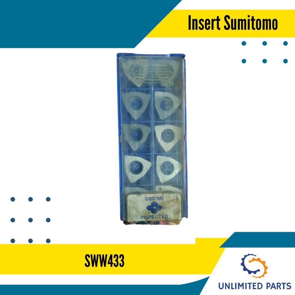 Jual Insert Milling Sumitomo Original SWW433 Insert Bubut | Shopee ...