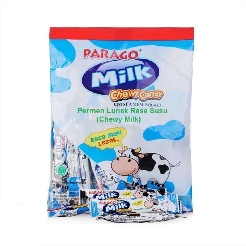 Jual PARAGO Milk Chewy Candy Permen Susu 1 pack isi 31 pcs x @8gr ...