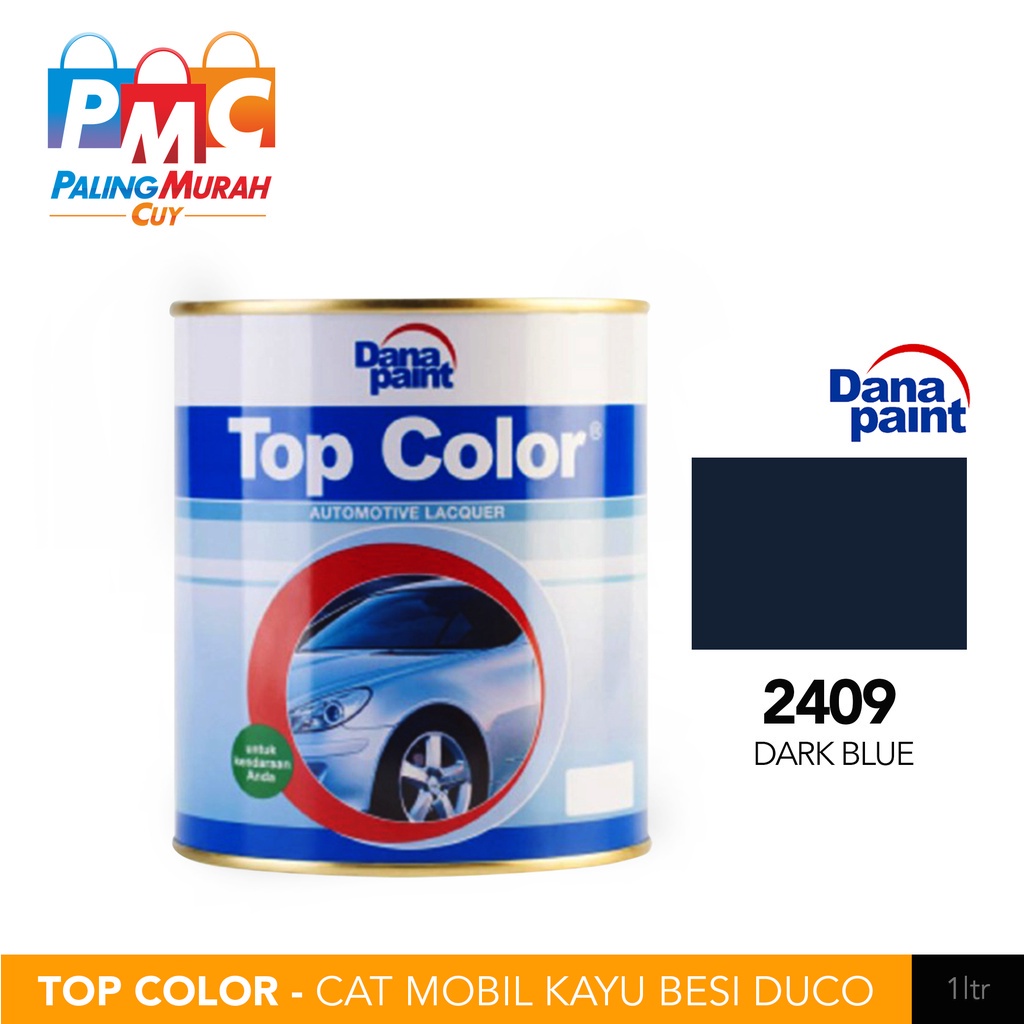 Jual TOP COLOR 2409 Dark Blue - Cat Mobil Kayu Besi Metal Duco - ECER ...