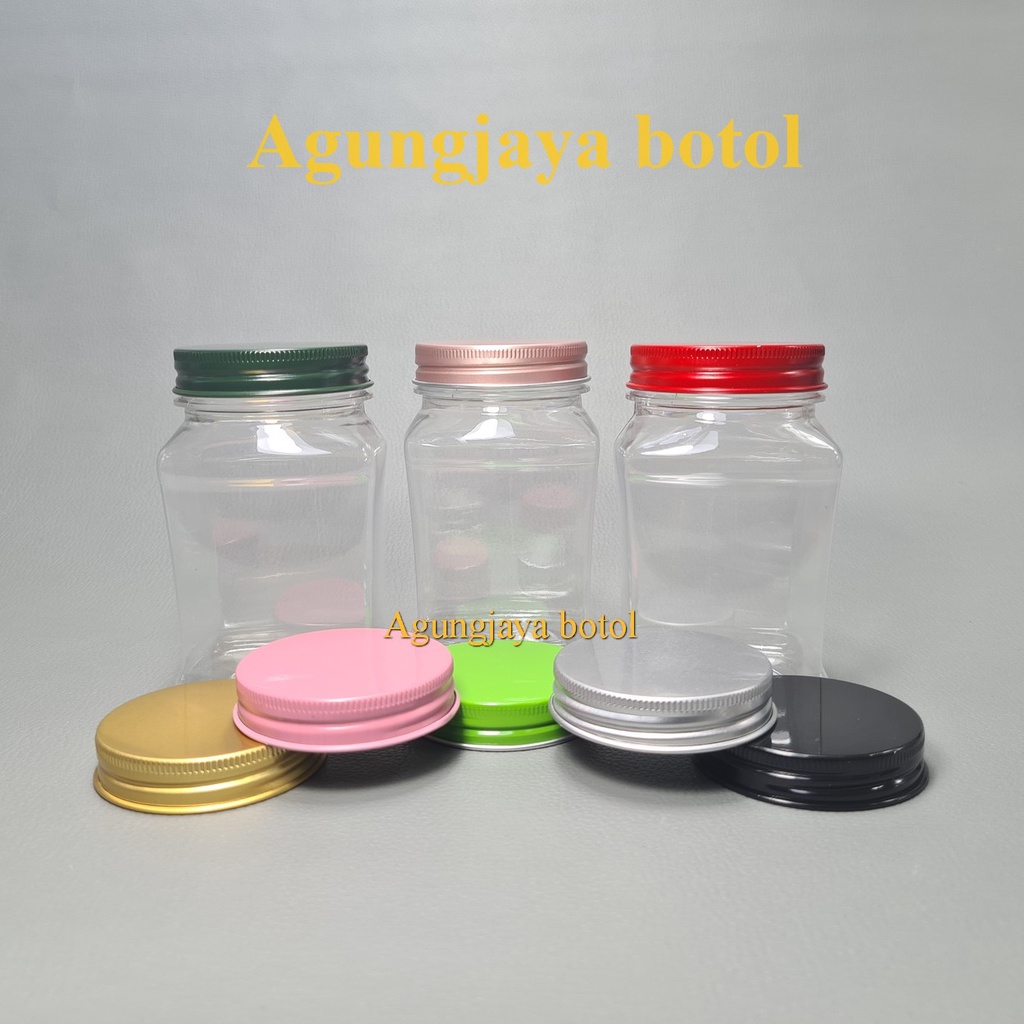 Jual Toples 200 ml Kotak Natural Tutup Alumunium / Toples Plastik ... Jual Toples 200 ml Kotak Natural Tutup Alumunium / Toples Plastik ...