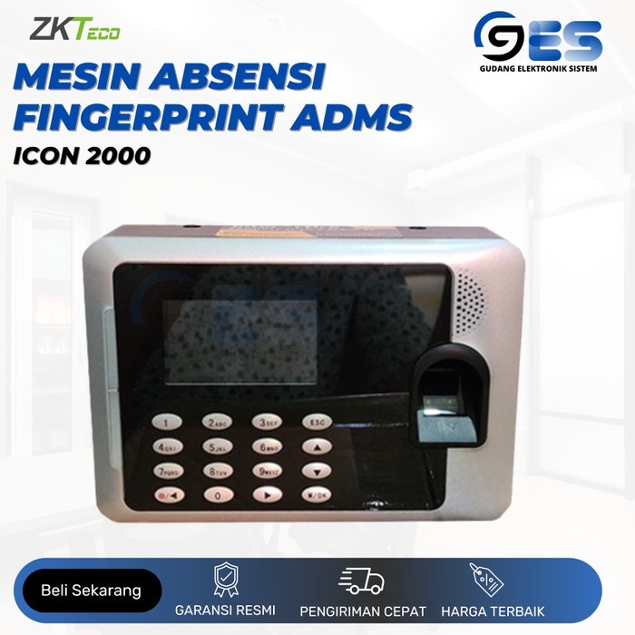 Jual Mesin Absensi ICON 2000 Fingerprint ADMS | Not Solution X100C X ...