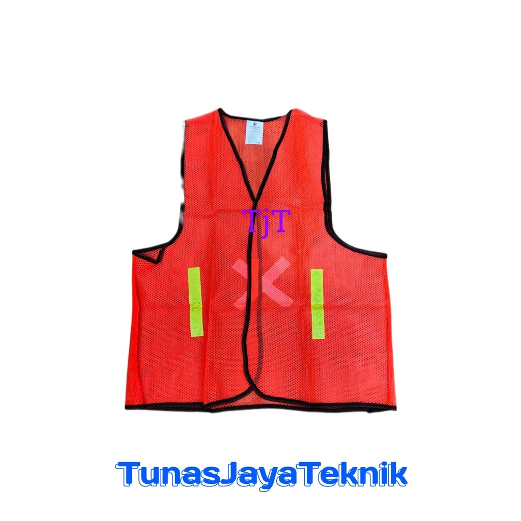 Jual Rompi kerja model jaring Go Save (orange) | Shopee Indonesia