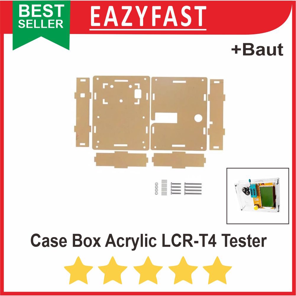 Jual Case Acrylic LCR-T4 Enclosure Box Kotak Casing Akrilik ESR LCR ...