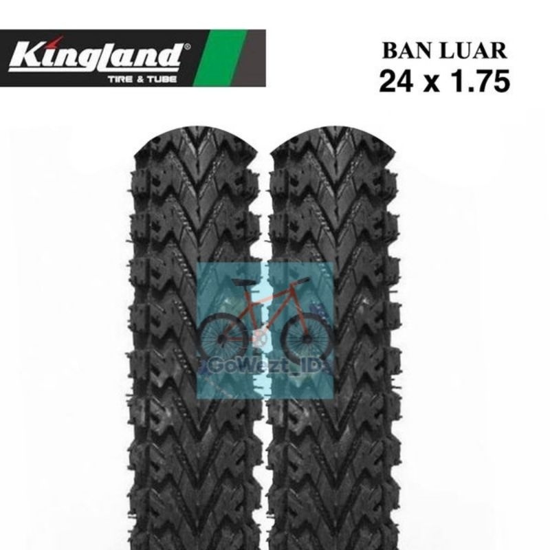 Jual Ban Luar Sepeda Ukuran 24 x 1.75 Kingland Atlantis MTB Mini Gunung | High Quality | Shopee ...