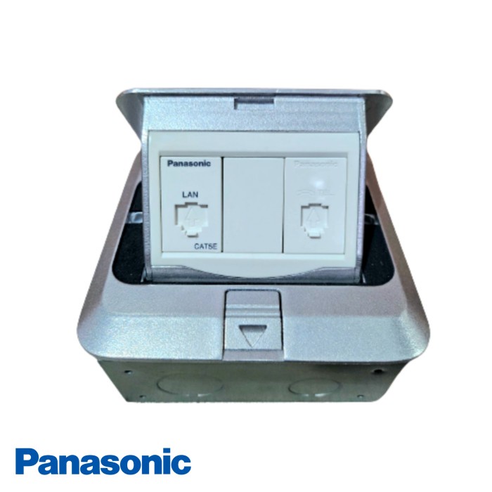 Jual Panasonic Stop Kontak Lantai DU6935JTK-1 Telepon + Outlet Data ...