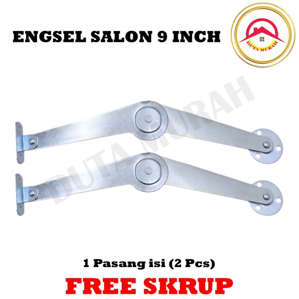 Jual Engsel Salon 9" 23cm Engsel Sikutan Wayang Jendela Engsel Salon ...