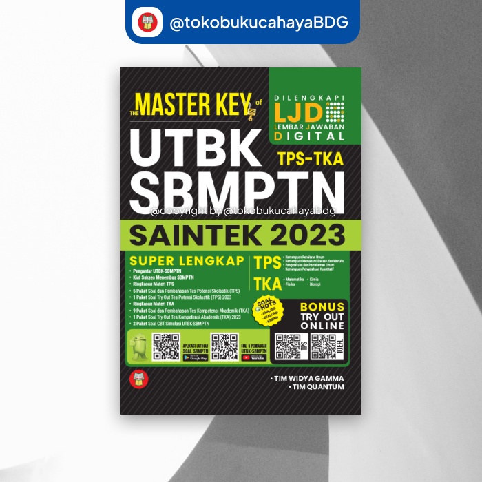 Jual MASTER KEY UTBK SBMPTN SAINTEK 2023 EDISI TERBARU SOAL SOAL HOTS YRAMA WIDYA ORIGINAL! BEST ...