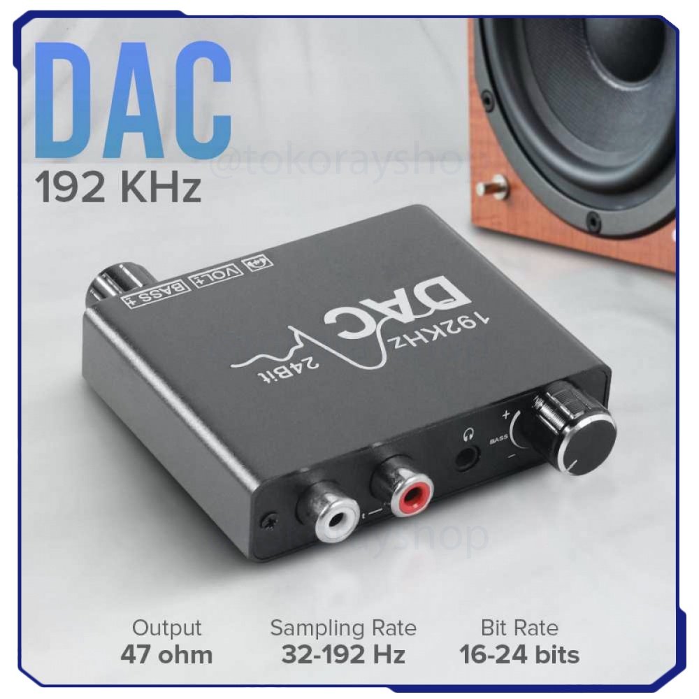 Jual Digital Audio Converter DAC Optical Coaxial to Analog RCA - AU340 ...