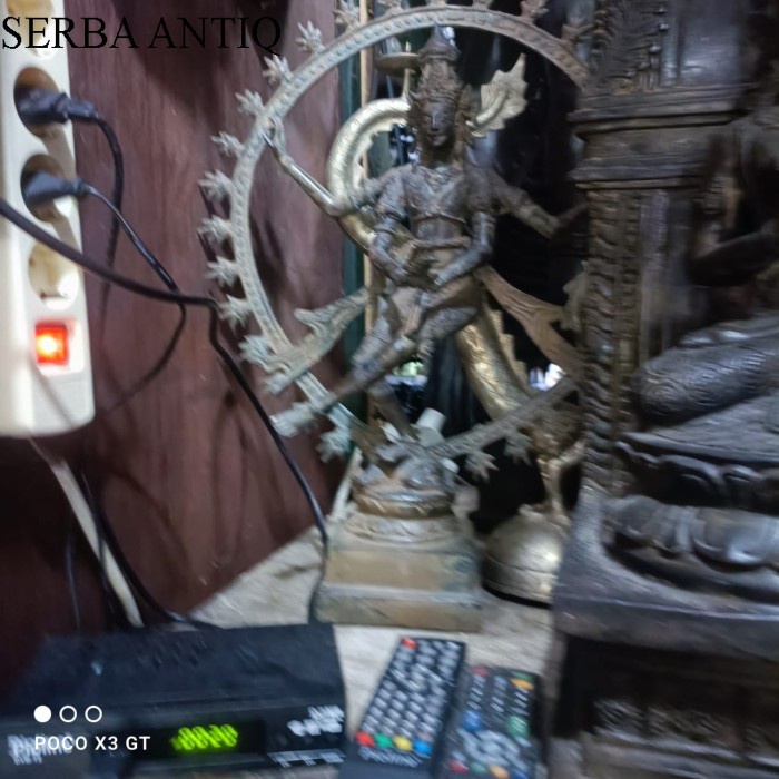 Jual patung dewa siwa bola api full perunggu sepuh majapahit milik ...
