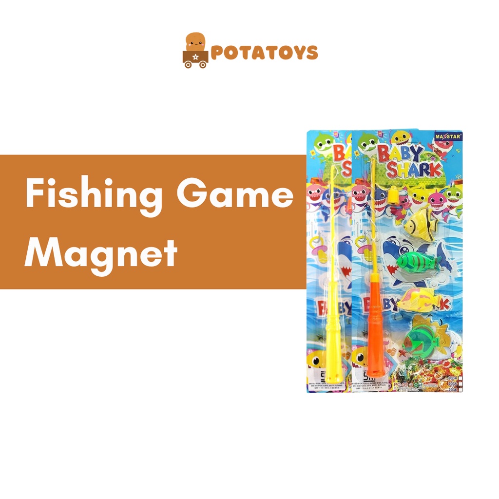 Jual [ Potatoys ] Mainan Pancing Pancingan Ikan Magnet / Magnetic ...