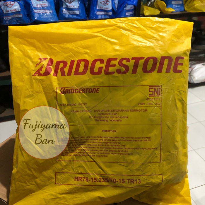 Jual Ban Dalam Mobil Bridgestone Ring 15 Cop Panjang (Untuk colt diesel ...