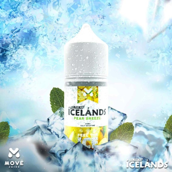 Jual Ice Land Pear Breeze Icelands Ice Lands Saltnic | Shopee Indonesia