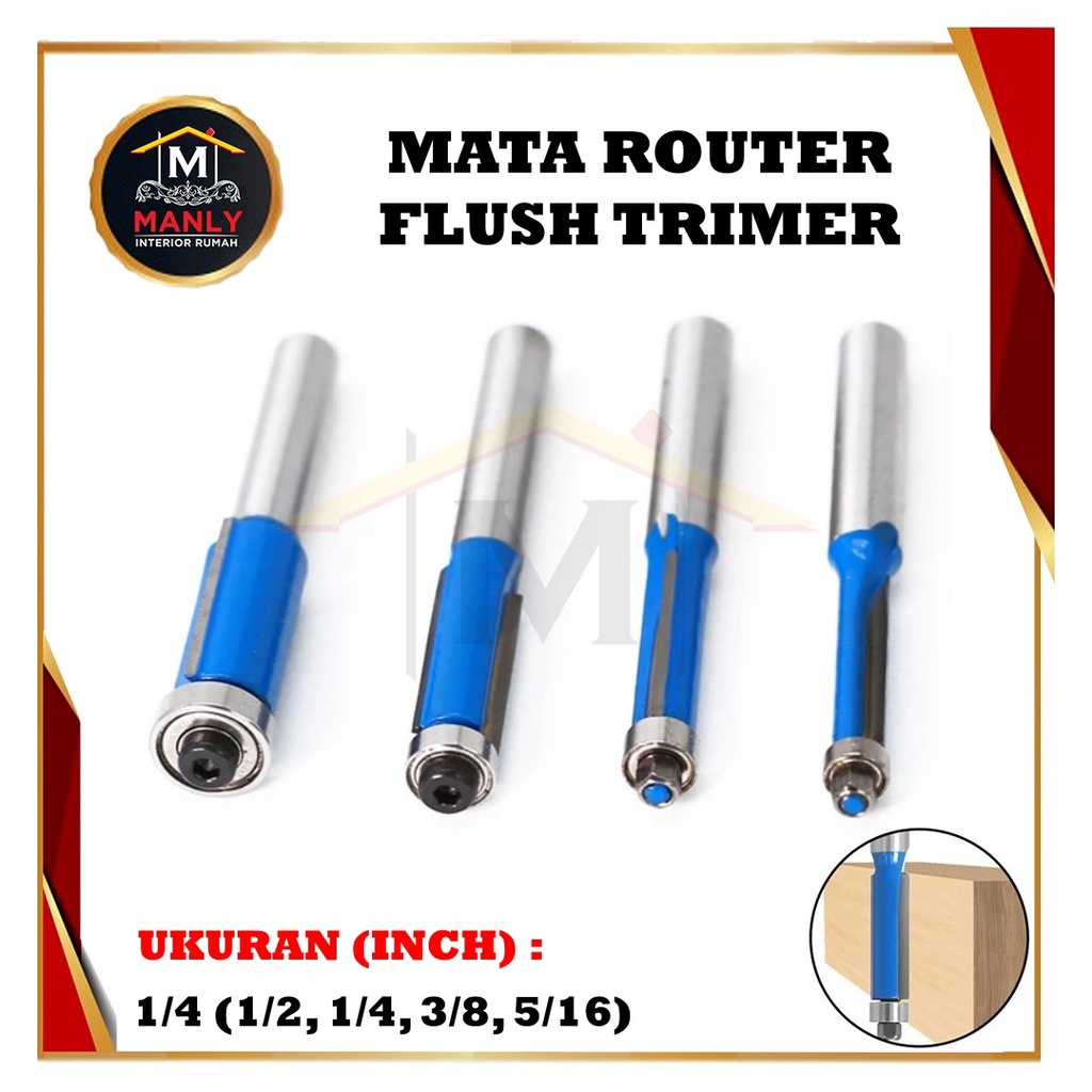 Jual Mata Router Profile Bits 1/4" 6mm 8mm 10mm 12mm | Shopee Indonesia
