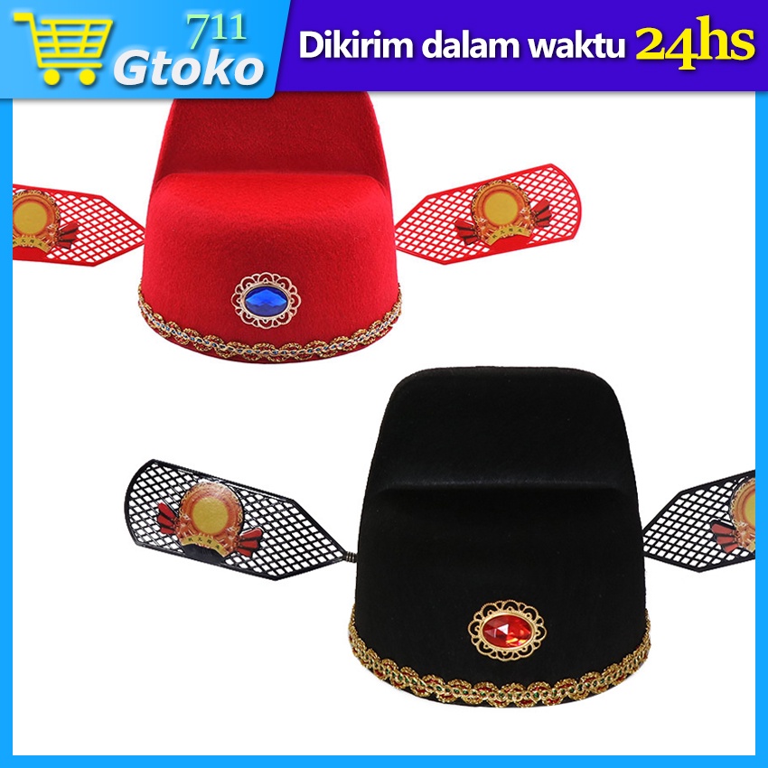 Jual Topi Cina Emperor Tradisional Wedding Cheongsam Topi Imlek Chinese ...