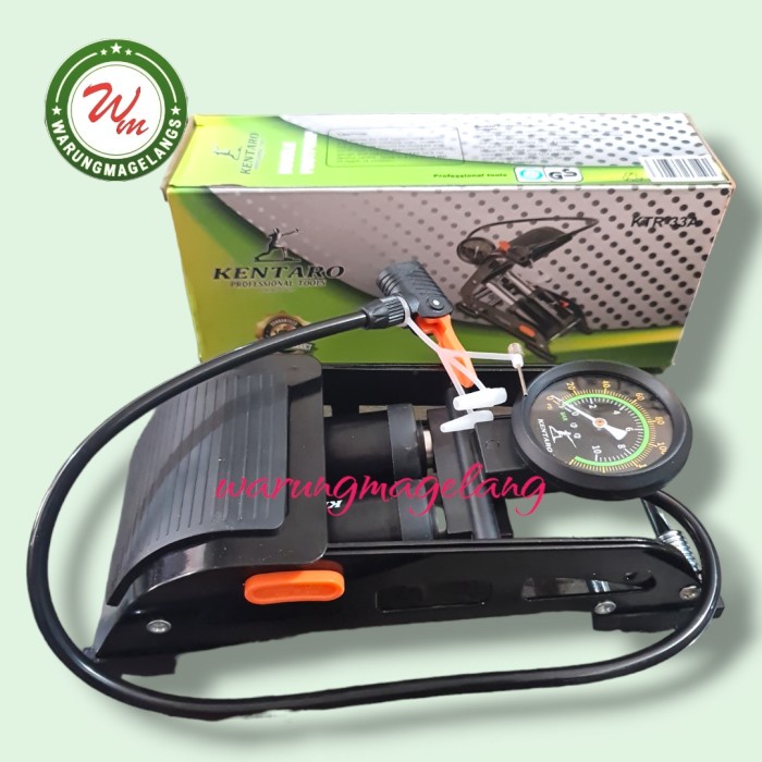 Jual Ktr hitam heavy duty Pompa injak 2 tabung mobil sepeda bola ...