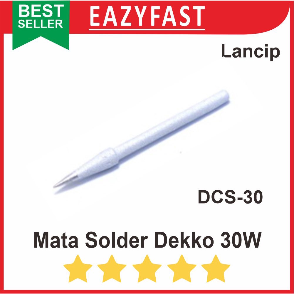 Jual Mata Solder Dekko 30w 30 Watt DCS-30 Lancip Original Korea 2.8mm 46mm | Shopee Indonesia