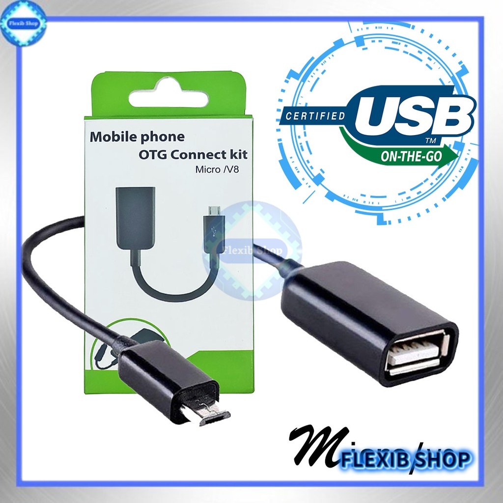 Jual KABEL OTG V8 MICRO USB | Shopee Indonesia