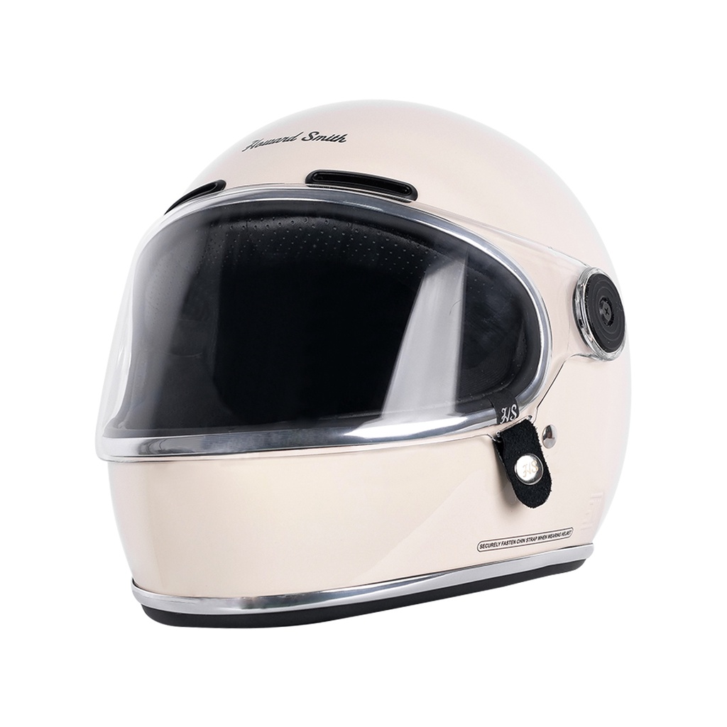 Jual Howard Smith Tracker Retro Helm Full Face - Avorio Naiade | Shopee ...