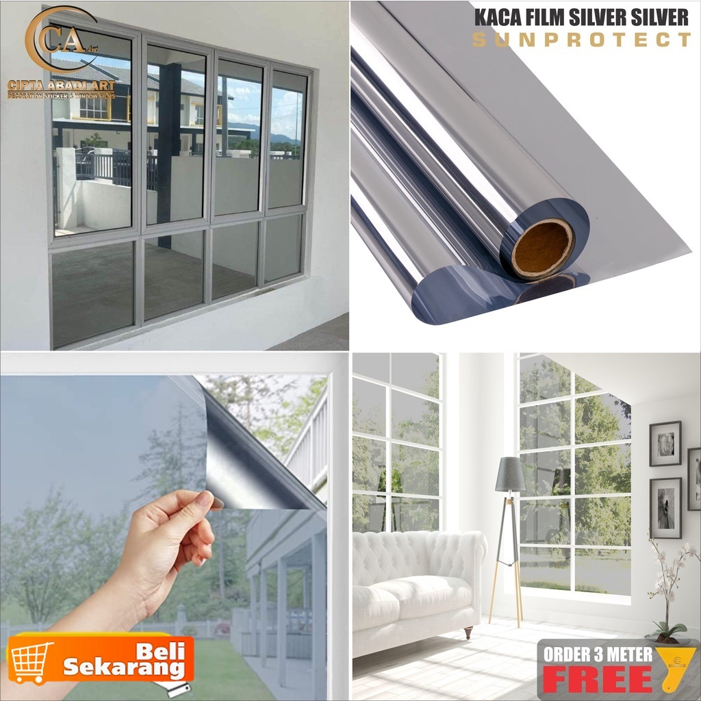 Jual Stiker Kaca Film Cermin Jendela Rumah Kantor Mobil Ruko One Way ...