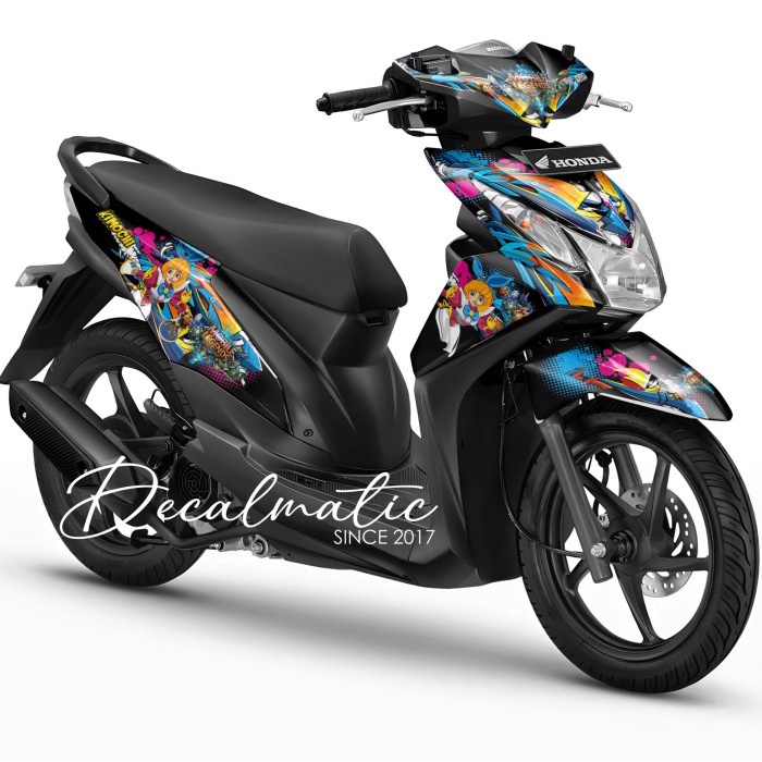 Jual Decal beat full body Stiker Honda Beat Full body Karbu FI POP ...