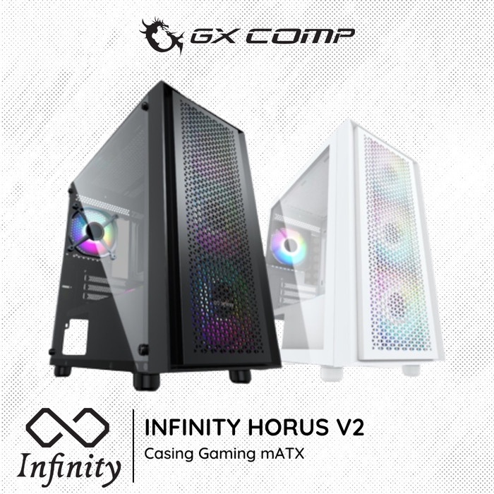 Jual Casing Infinity Horus V2 - MicroATX Gaming Case Infinity Horus V2 ...