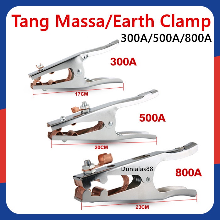 Jual Tang Massa 300A 500A 800A Klem Masa Stang Las Ground Earth Clamp ...