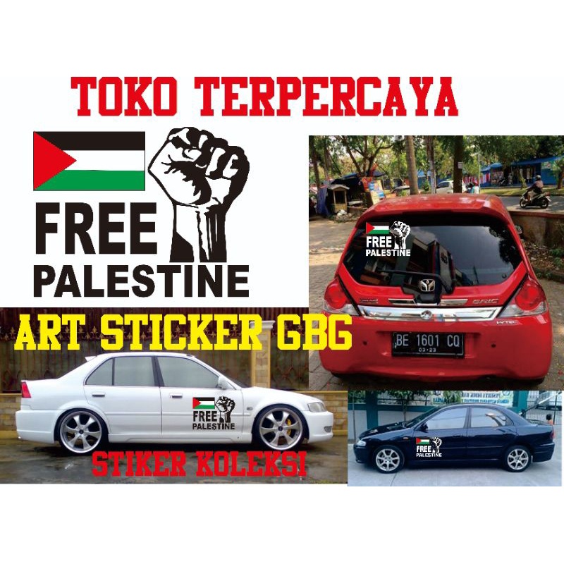 Jual Promo stiker sticker free palestine stikercuting#stikermobil# ...