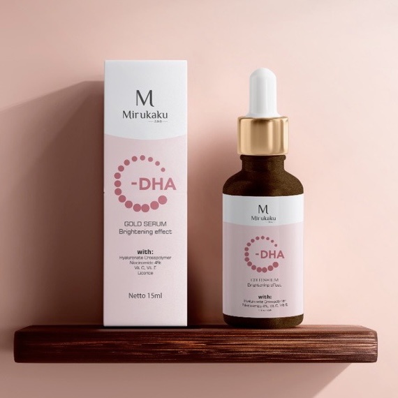 Jual Mirukaku Serum C-DHA Gold Serum Brightening Effect 20 ml - By ...