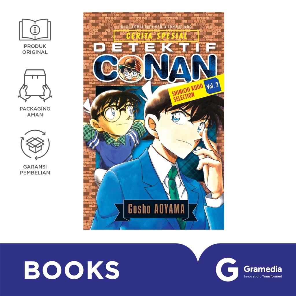Jual Komik Detektif Conan Shinichi Kudo Selection Vol. 02 | Shopee Indonesia