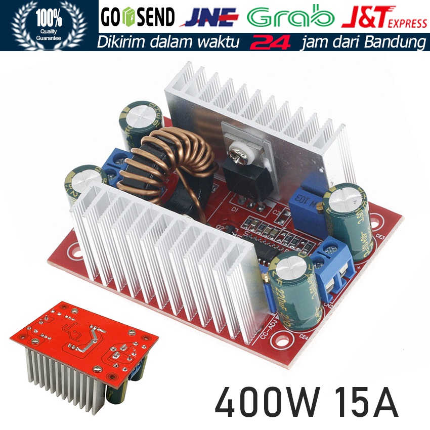 Jual Modul Step Up DC-DC 400W 15A Step-up Boost Converter 8.5-50V To 10-60V | Shopee Indonesia