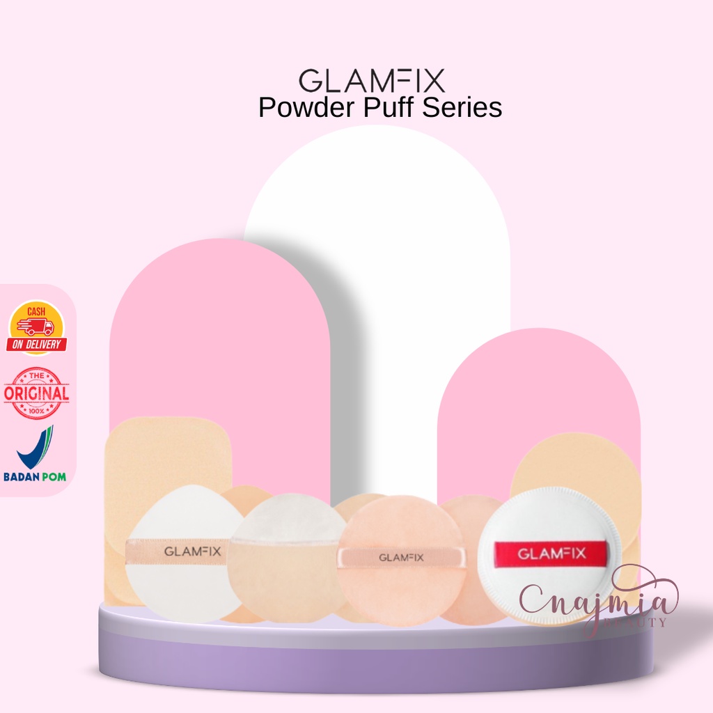 Jual Najmia GLAMFIX Powder Puff Series | Beauty Sponge Glamfix Puff ...
