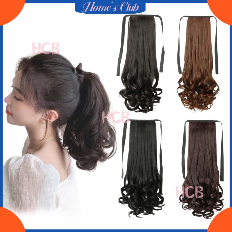 Jual HCB Rambut Wig Ekor Kuda Tie Pony Tail Curly / Wig Ponytail Anak ...