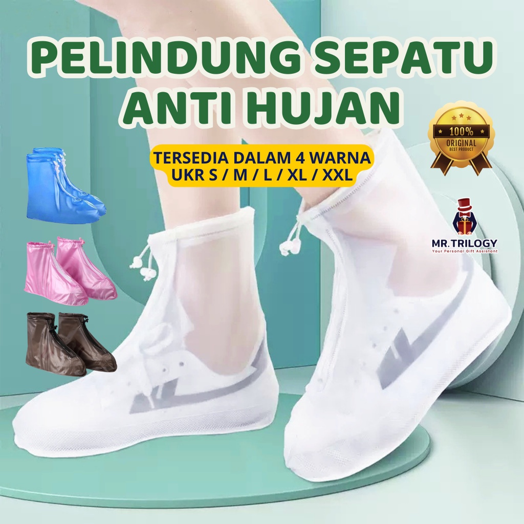 Jual Pelindung Sepatu Anti Air Cover Sarung Sepatu Tahan Hujan Cover ...
