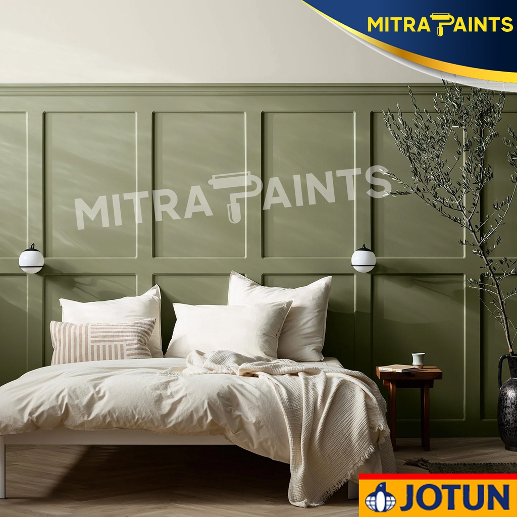 Jual CAT TEMBOK JOTUN INTERIOR EKSTERIOR GREEN TEA 8493 / SAGE GREEN ...