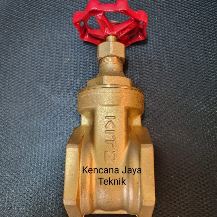 Jual G1 KITZ Gate Valve Kuningan / Brass Drat 4" inch ORIGINAL | Shopee Indonesia
