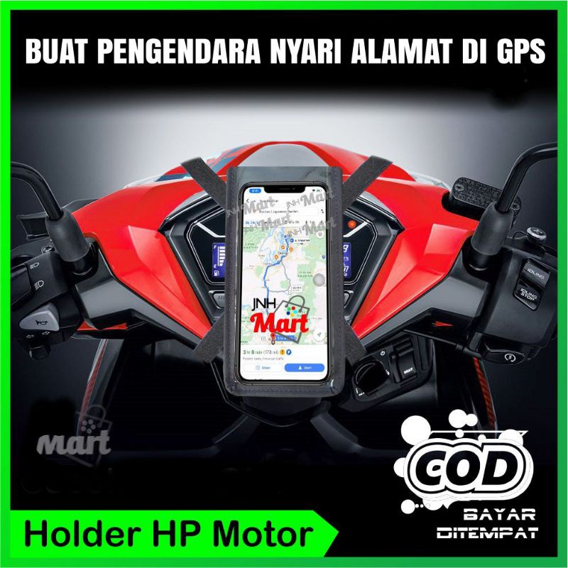 Jual Tas Hp motor layar sentuh Anti air Tas Gojek shopeefood Grab ...
