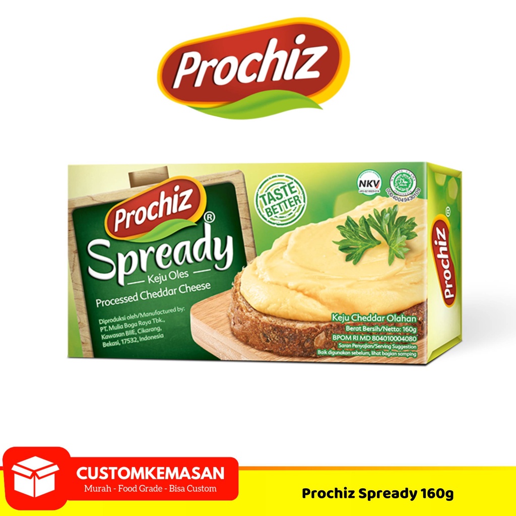 Jual Prochiz Spready 160g / Keju Prochiz Spready / Keju Oles Prochiz ...