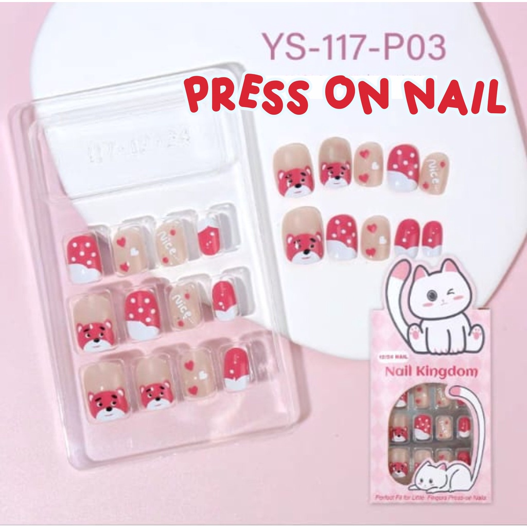 Jual Kuku Palsu Lotso Press On Nails Lotso Cute For Little Fingers ...