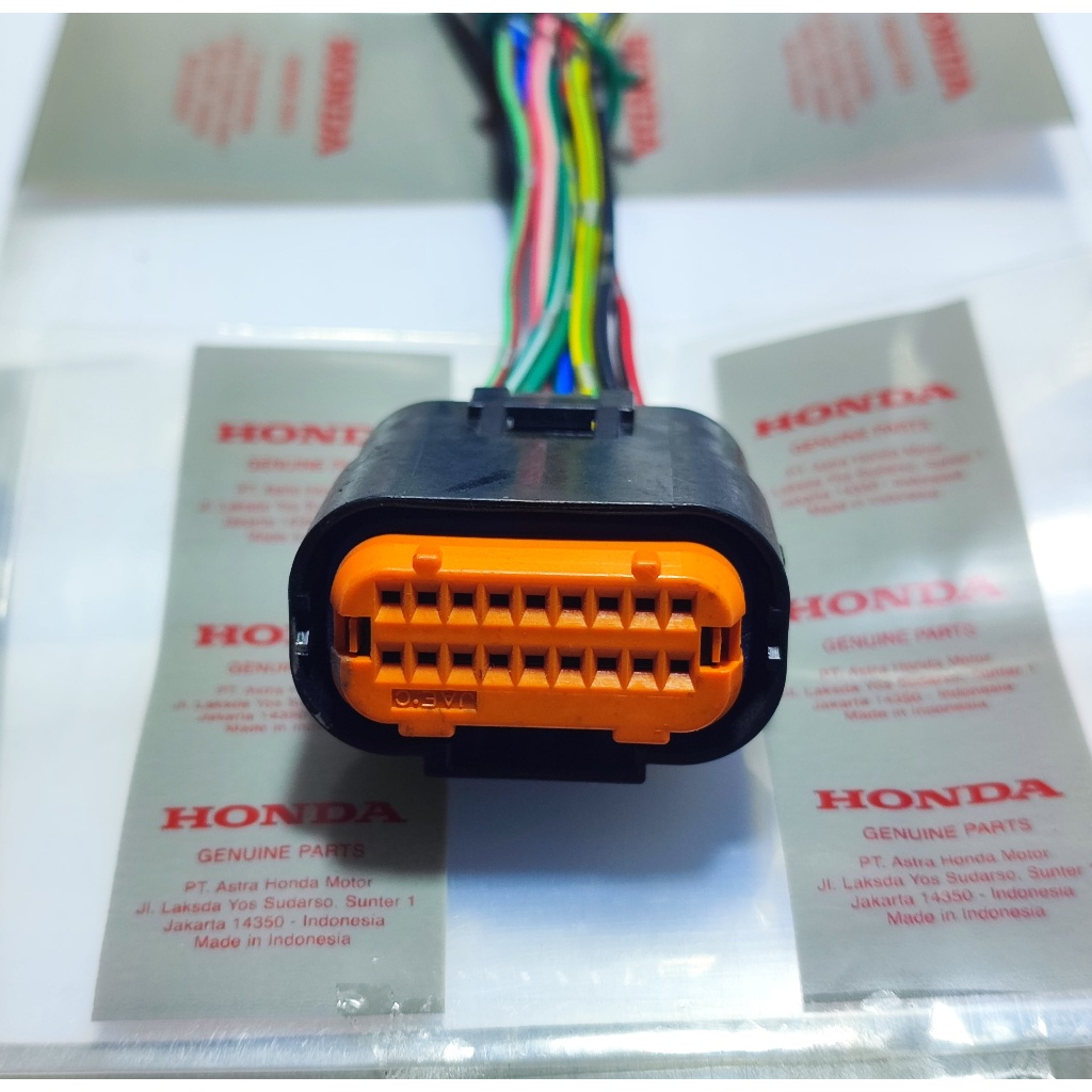 Jual Kabel soket socket cdi ecu ecm pin 18 honda vario 110 karbu vario ...