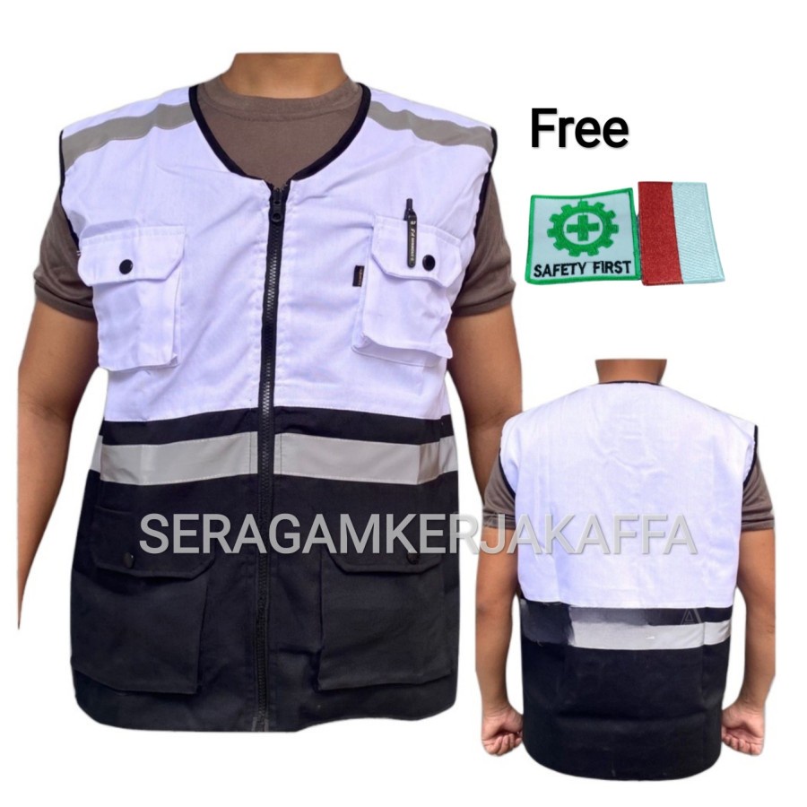 Jual Wearpack Rompi Kombinasi Premium katelpak Proyek lapangan Rompi ...