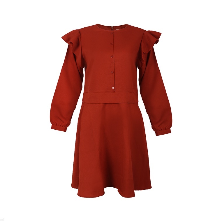 Jual Bisa COD Emba Ladies Atasan Blouse Original - Levinna Red | Shopee ...