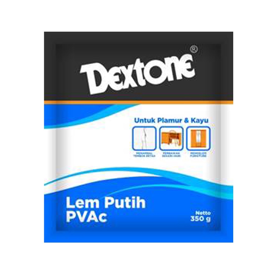Jual Lem Putih PVAC Dextone 350 gram Plamur Fox Kayu Kertas Tembok ...