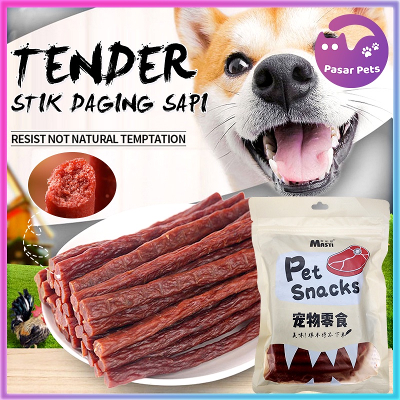 Jual Makanan anjing Strip 500g Daging Sapi Snack Hewan Makanan Hewan ...