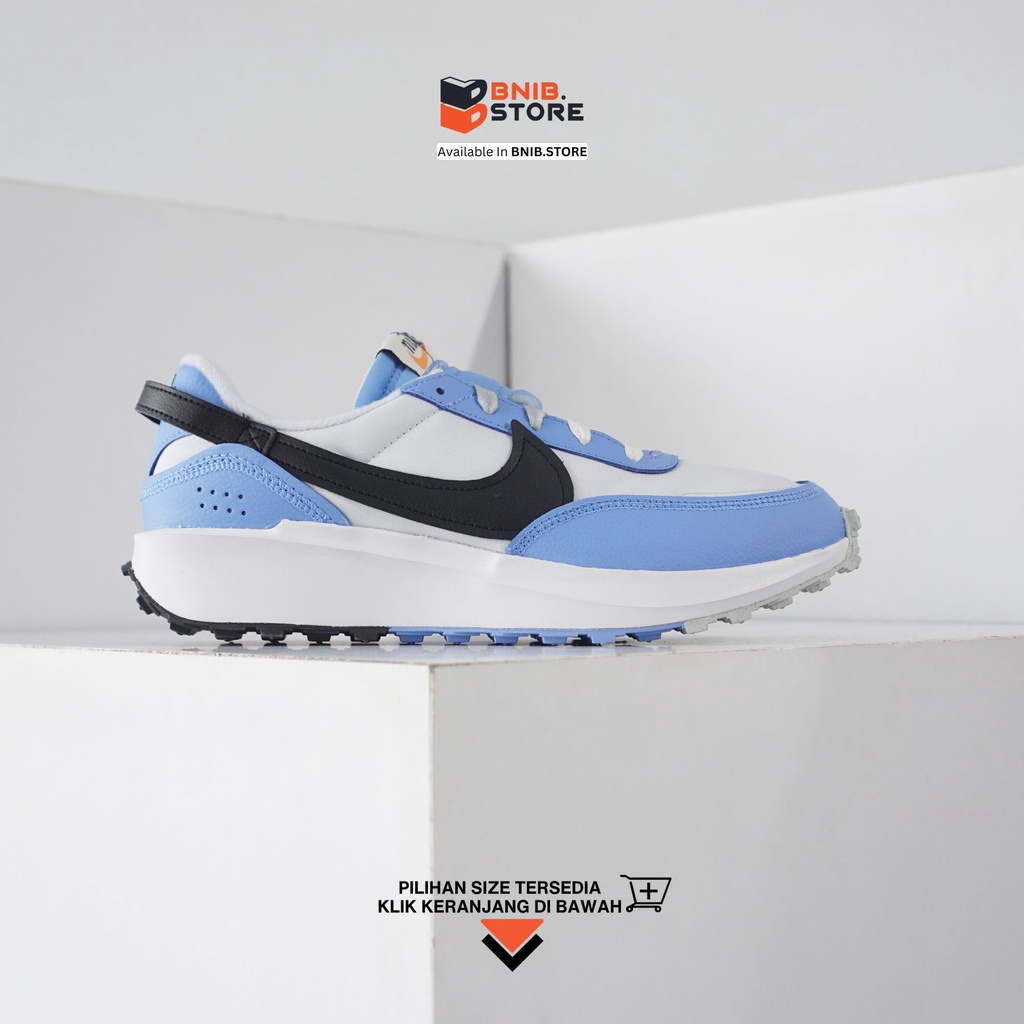 Jual Sepatu NIKE Waffle Debut Football Grey Blue [FB8901 001] Original ...