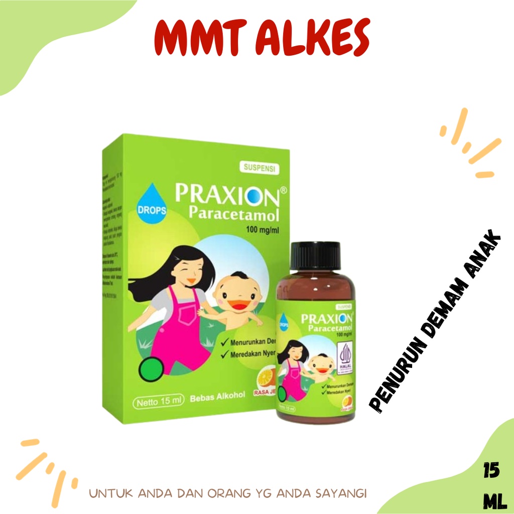 Jual Praxion Drops Suspensi 15ml / Demam Anak / Nyeri / Paracetamol ...