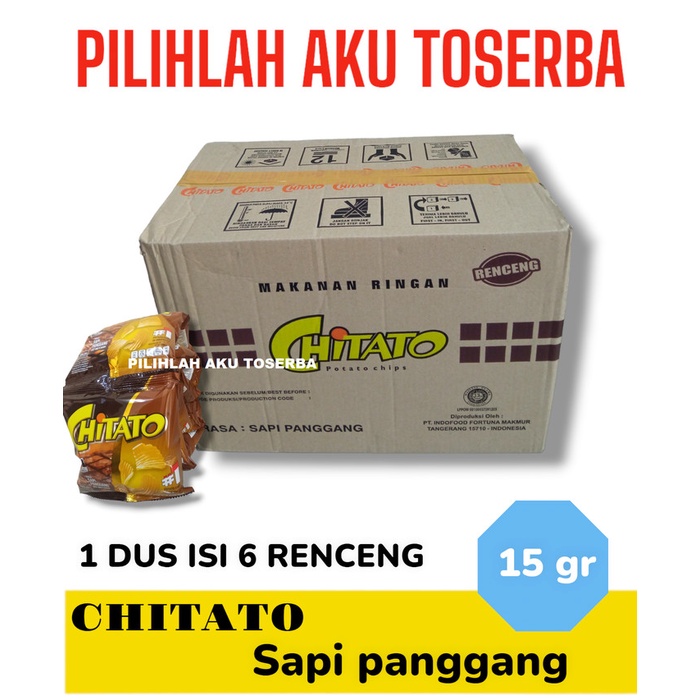 Jual CHITATO SAPI PANGGANG RENCENG - ( HARGA 1 DUS ) | Shopee Indonesia